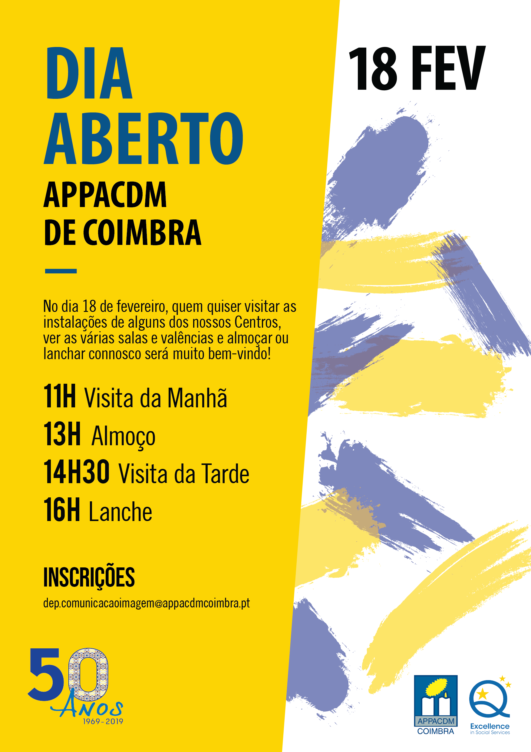 Dia Aberto: venha conhecer-nos! - APPACDM CoimbraAPPACDM Coimbra